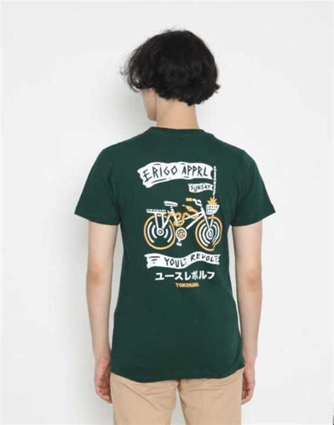 Kaos Erigo Baju Atasan Erigo Apparel Tshirt Unisex Terbaru Hijau