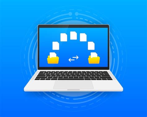 Premium Vector File Transfer Encrypted Form Concept For Remote
