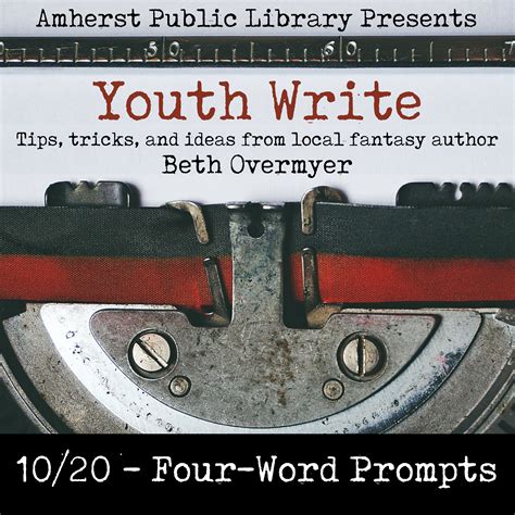 Welcome To Youth Write With Local Amherst Public Library