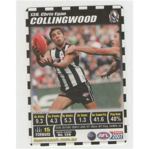 Afl 2007 Team Coach 138 Chris Egan On Ebid Australia 127678113