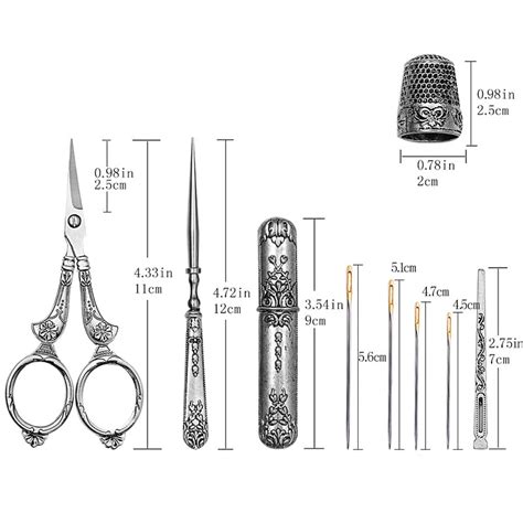 Miusie 15 шт винтажные ножницы для шитья резак для ткани ножницы для вышивания сделай сам