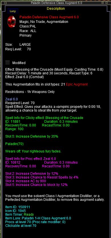 paladin class epics and epic augments 1 0 10 0 ez server wiki