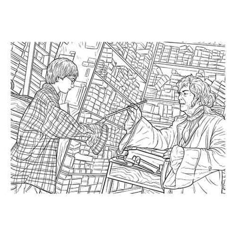 Раскраска Гарри Поттер и дракон распечатать или скачать