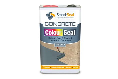Concrete Colourseal Mid Grey Colour Seal And Protect Untreated
