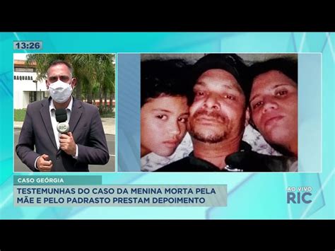 Acontece Depoimento Das Testemunhas Do Caso Georgia A Menina Foi Morta