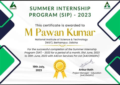 Pawan Kumar On Linkedin Finance Internship Growth Experience Success Learning Levelingup