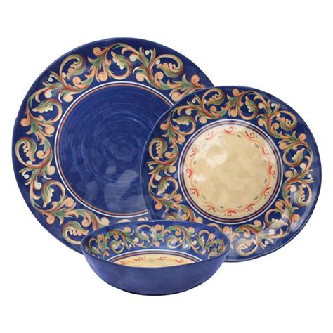 Villa Della Luna® Outdoor Melamine Dinnerware Set