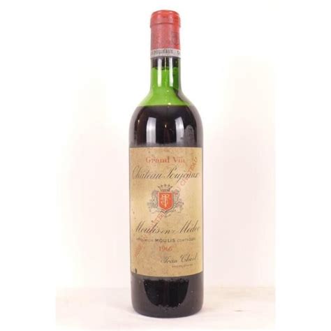 Moulis château poujeaux rouge bordeaux La cave Cdiscount