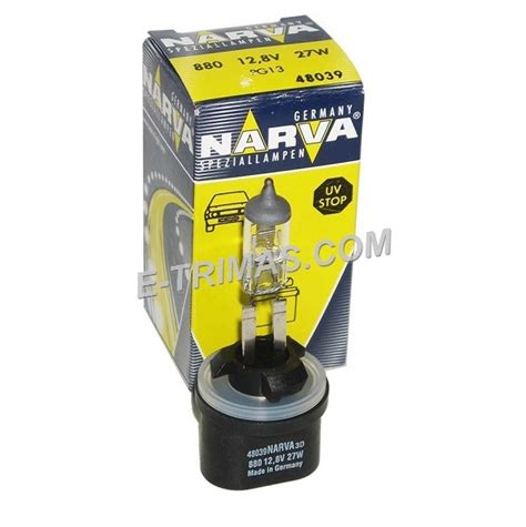 Buy 48039 Narva ORIGINAL 880-12V H27W Halogen Bulb Malaysia Supplier ...