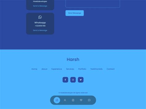 a good looking animated responsive react js portfolio in single page