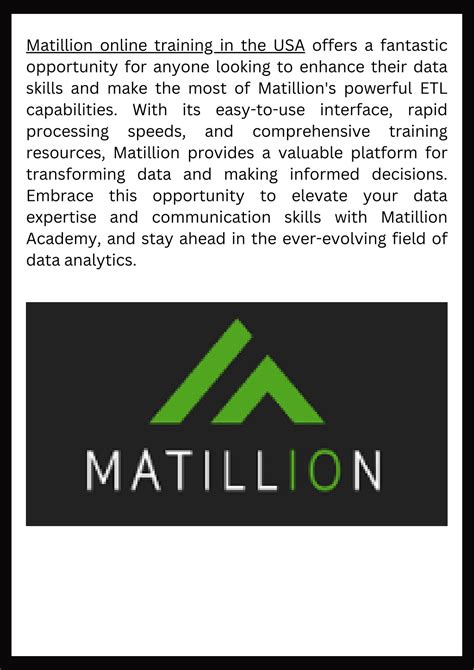 PPT - Elevate Your Data Skills with Matillion Online Training in the ...