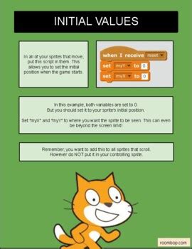 Scratch Sprite Scrolling Game Mechanics 1 By Classroombop TPT