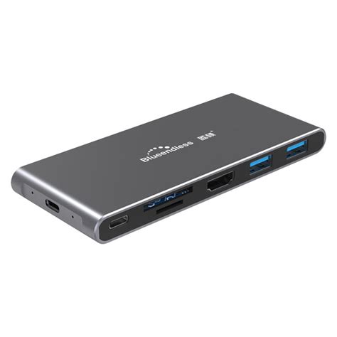 6in 1 Type C Docking Station And M 2 Ngff Solid State Drive Box Multi Function Hub Hub Multiport