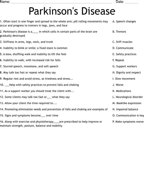 Printable Parkinsons Exercises Pdf