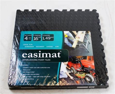 Interlocking Gym Garage Anti Fatigue Flooring Play Mats 32sqft D