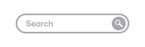 Premium Vector Simple Cursor Click On Outline Search Bar Concept Of
