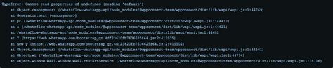 Erro Na Função Restartservice · Issue 862 · Wppconnect Teamwppconnect