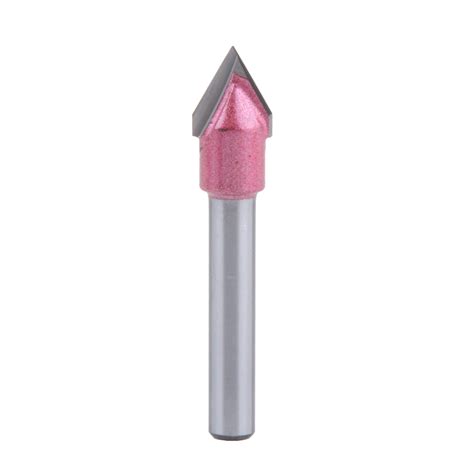 5pc 60 Degree 6x10mm Vbit Cnc Solid Carbide End Mill 3d Woodworking