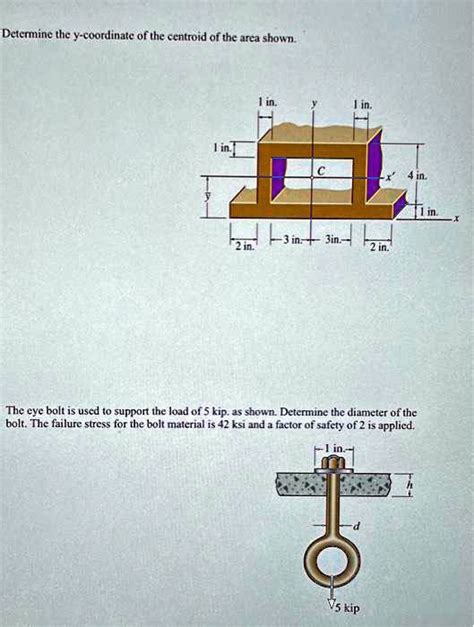 SOLVED Determine The Y Coordinate Of The Centroid Of The Arc Shown