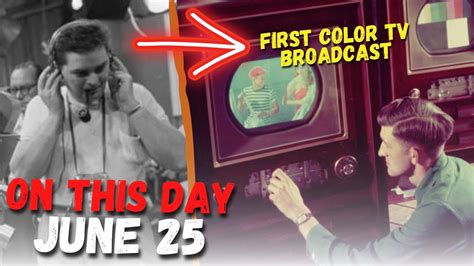 First Colored Television