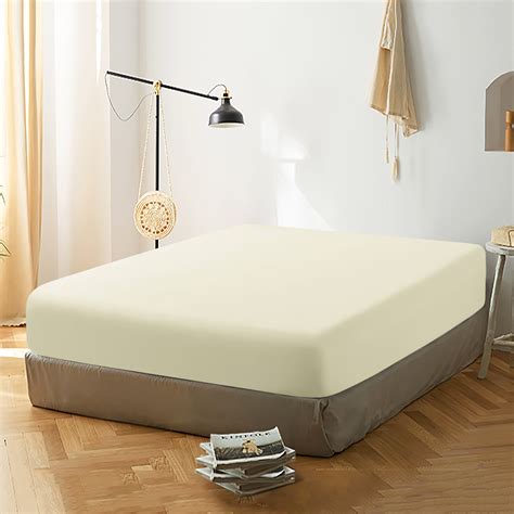 Super Soft And Durable Microfiber Fitted Sheet Machine Washable Fitted