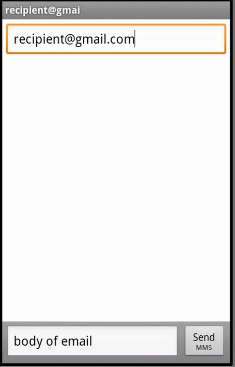 Sending An Email In Android Stack Overflow