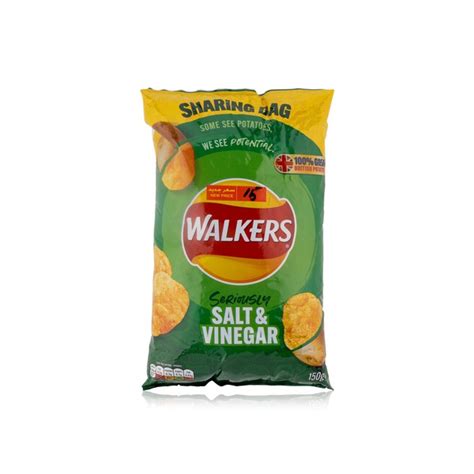 Walkers Salt And Vinegar Crisps 150g Spinneys UAE