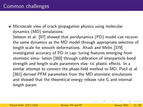 Emi 2021 A Comparative Review Of Peridynamics And Phase Field Models