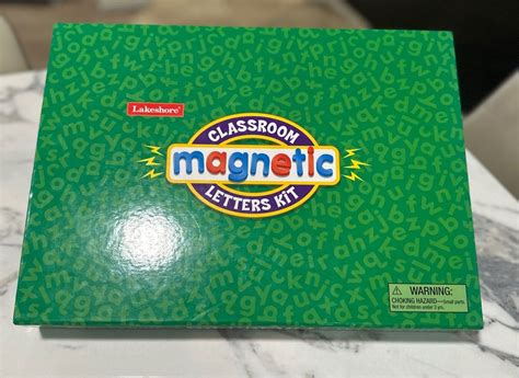 Lakeshore Classroom Magnetic Letters Kit Hobbies And Toys Toys And Games
