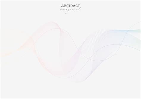 Premium Vector Abstract Background With Colorful Line Fluid Wave Design
