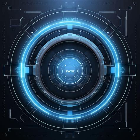 premium vector techno target vision cyberspace tech cyber innovation