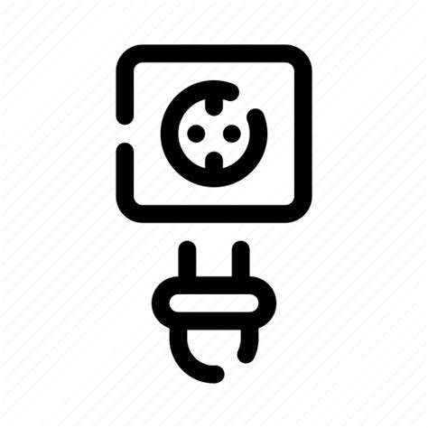 Socket Plugin Electrical Electronics Connection Icon Download On
