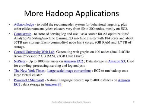 Ppt Hadoop A Software Framework For Data Intensive Computing