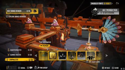 Everything In The Skull And Bones Season 2 Smuggler Pass Esportsgg