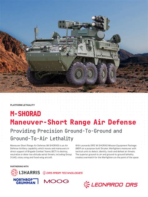 M Shorad Datasheet Download Free Pdf Military Science Military