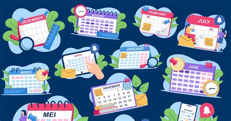 Calendar Illustration Objects Ft Calendar And Business Envato Elements