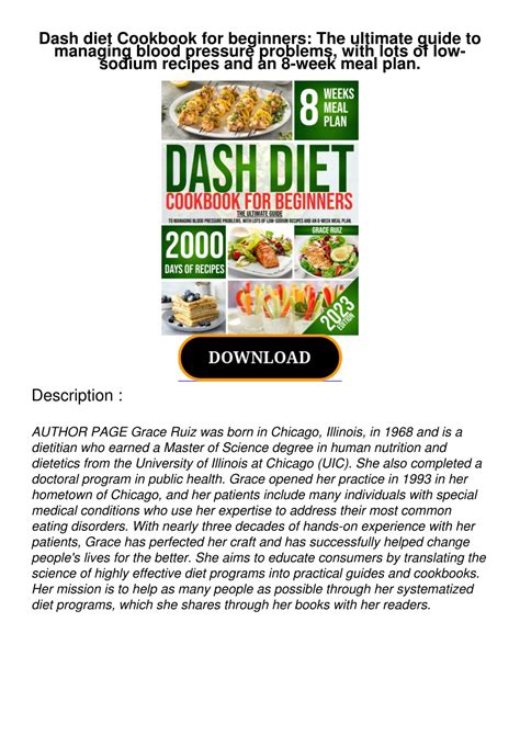 Ppt Downloadpdf Dash Diet Cookbook For Beginners The Ultimate Guide
