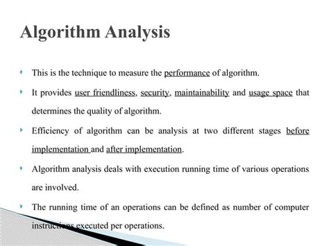 Algorithmanalysisinfundamentalsofdatastructure 190810085243pptx