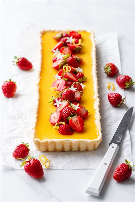 Strawberry Meyer Lemon Tart Love And Olive Oil