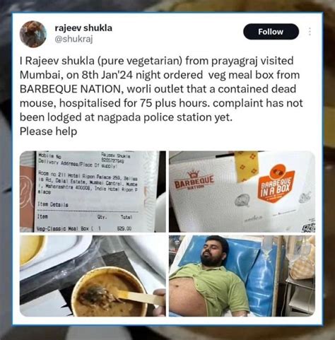 Ghanshyam Prajapati On Linkedin Rajeev Shukla Ordered A Veg Meal Box