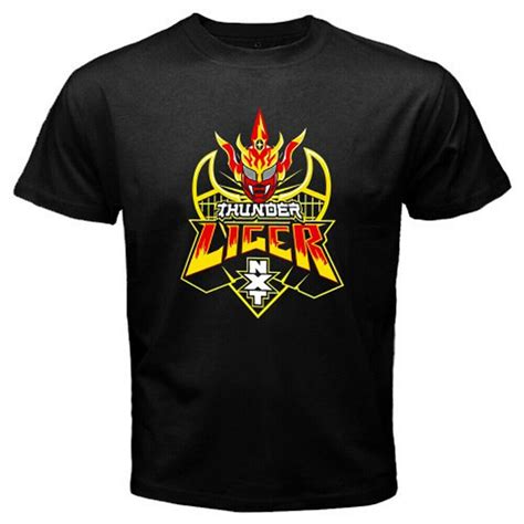 Jushin Thunder Liger Njpw Ajpw Japan Pro Wrestling Mens Black Tshirt