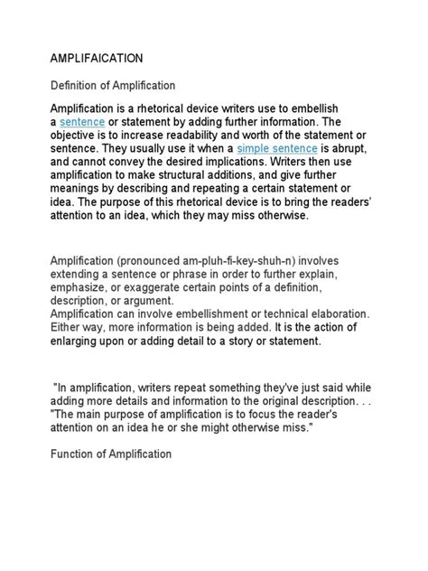 Lec 11 Amplification Pdf Linguistics Persuasion