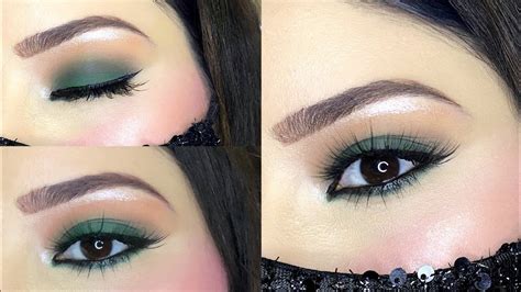 Quick Green Smokey Eyes Makeup Intense Green Smokey Eyes