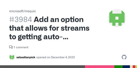 Add An Option That Allows For Streams To Getting Auto Caneceled On