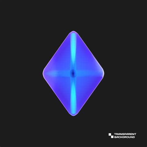 Premium Psd 3d Abstract Purple Metal Object Render