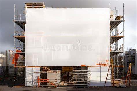 Project Planning Perfection Scaffold And Building Mock Up In A