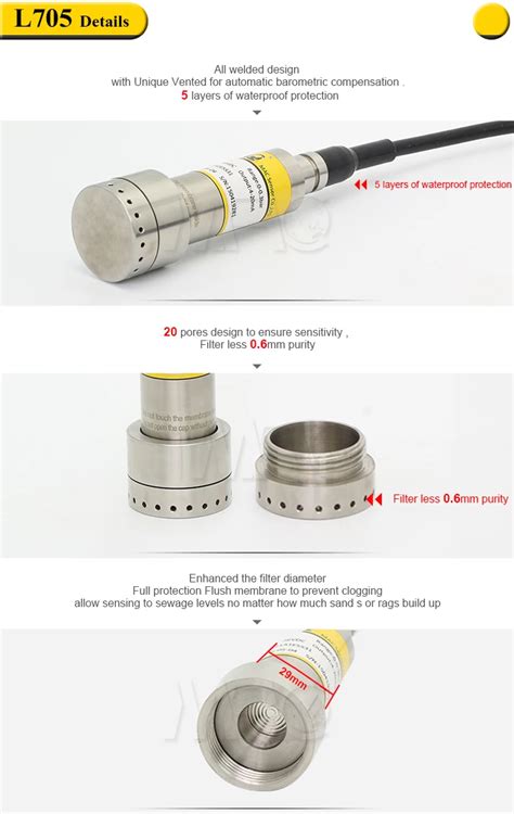 Hydrostatic Pressure Transmitter Precision Level Measurement