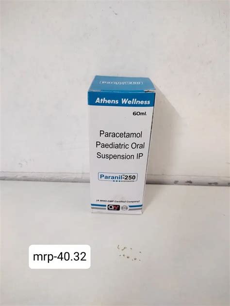Paracetamol Paediatric Oral Suspension Ip At ₹ 40 32 Bottle Nashik Id 26346246130