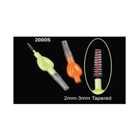 Interdental Brushes Tight Orange And Green Assorted 50bags Plasdent