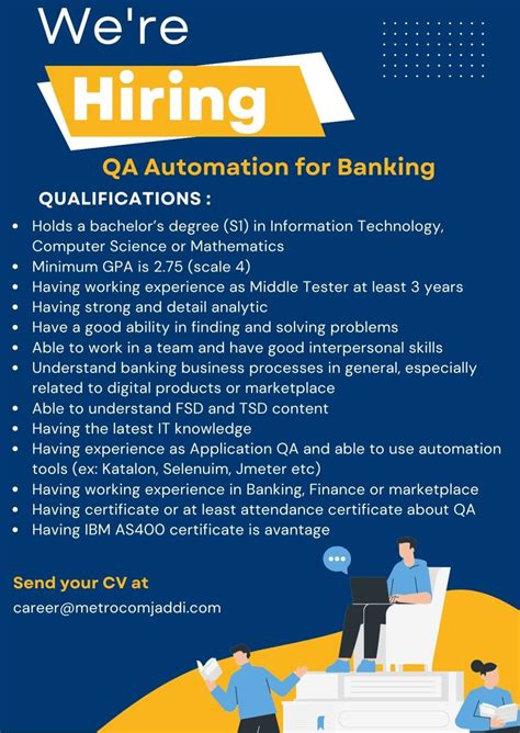 Metrocom Jaddi Technology On Linkedin We Are Hiring Qa Automation For